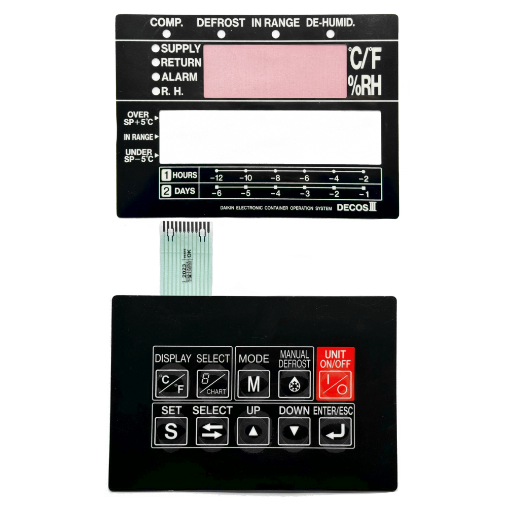 Keypad p/ container Reefer (Decos 3C,D,E,F) DK - Electron reefer